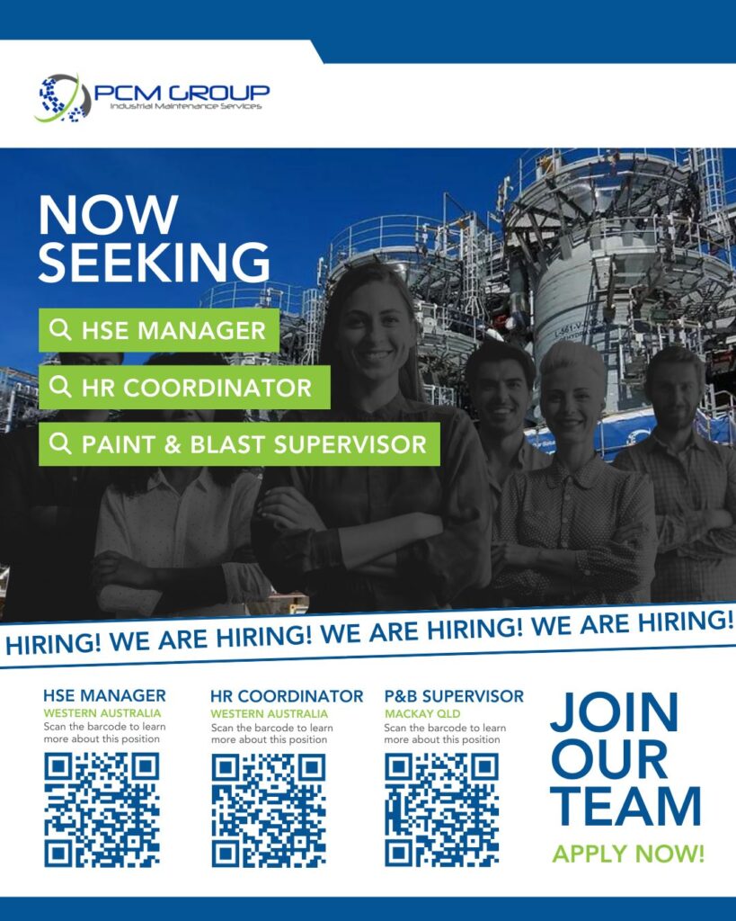 Employment Opportunities - PCM GROUP - Industrial Maintenance Services